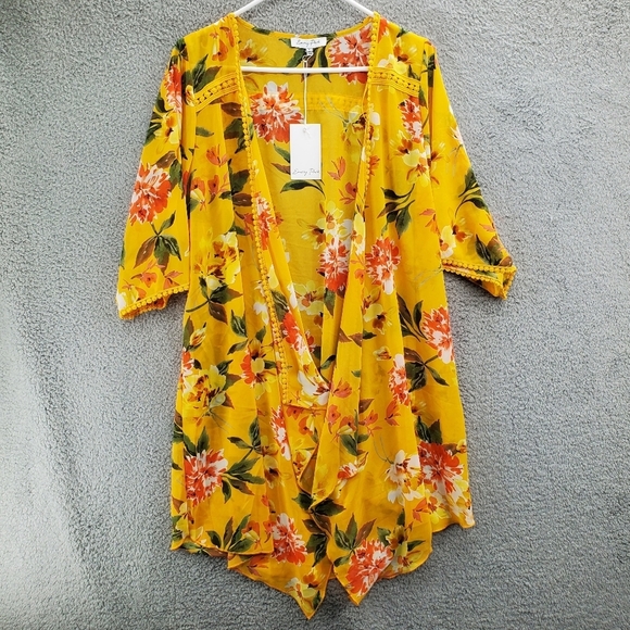 emory park | Kimonos & Yukatas | Emory Park Landy Crochet Trim Kimono ...